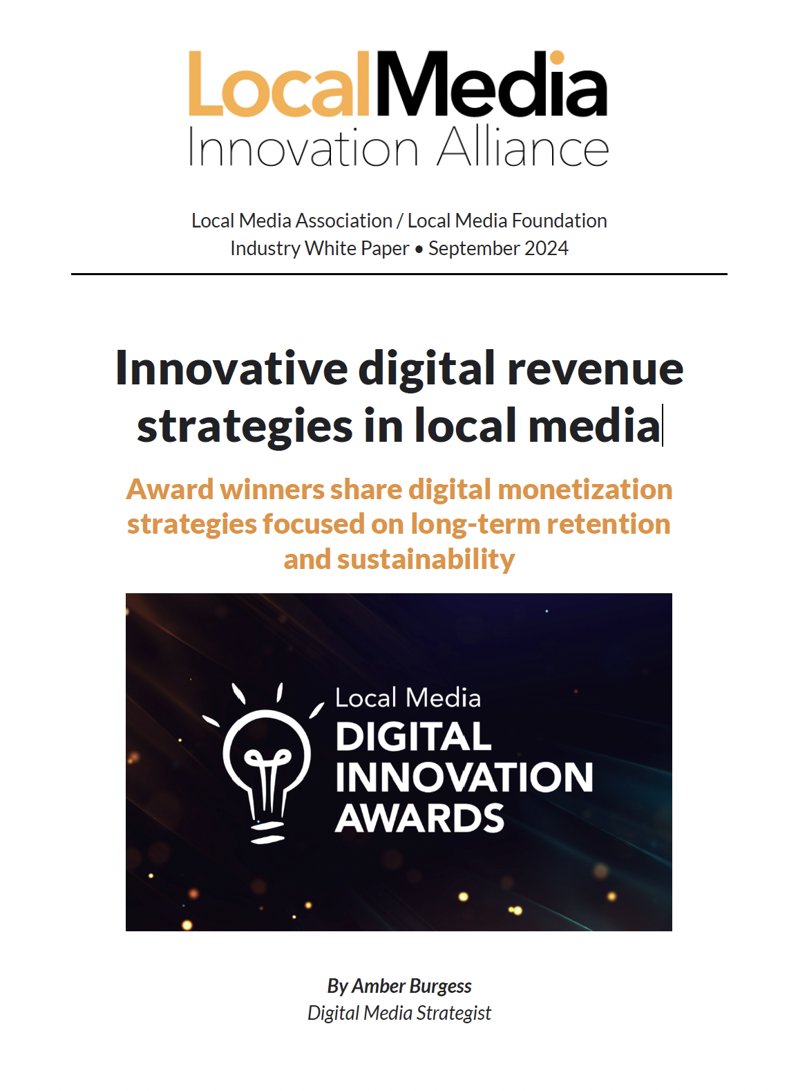 LMIA Report: Innovative digital revenue strategies in local media ...