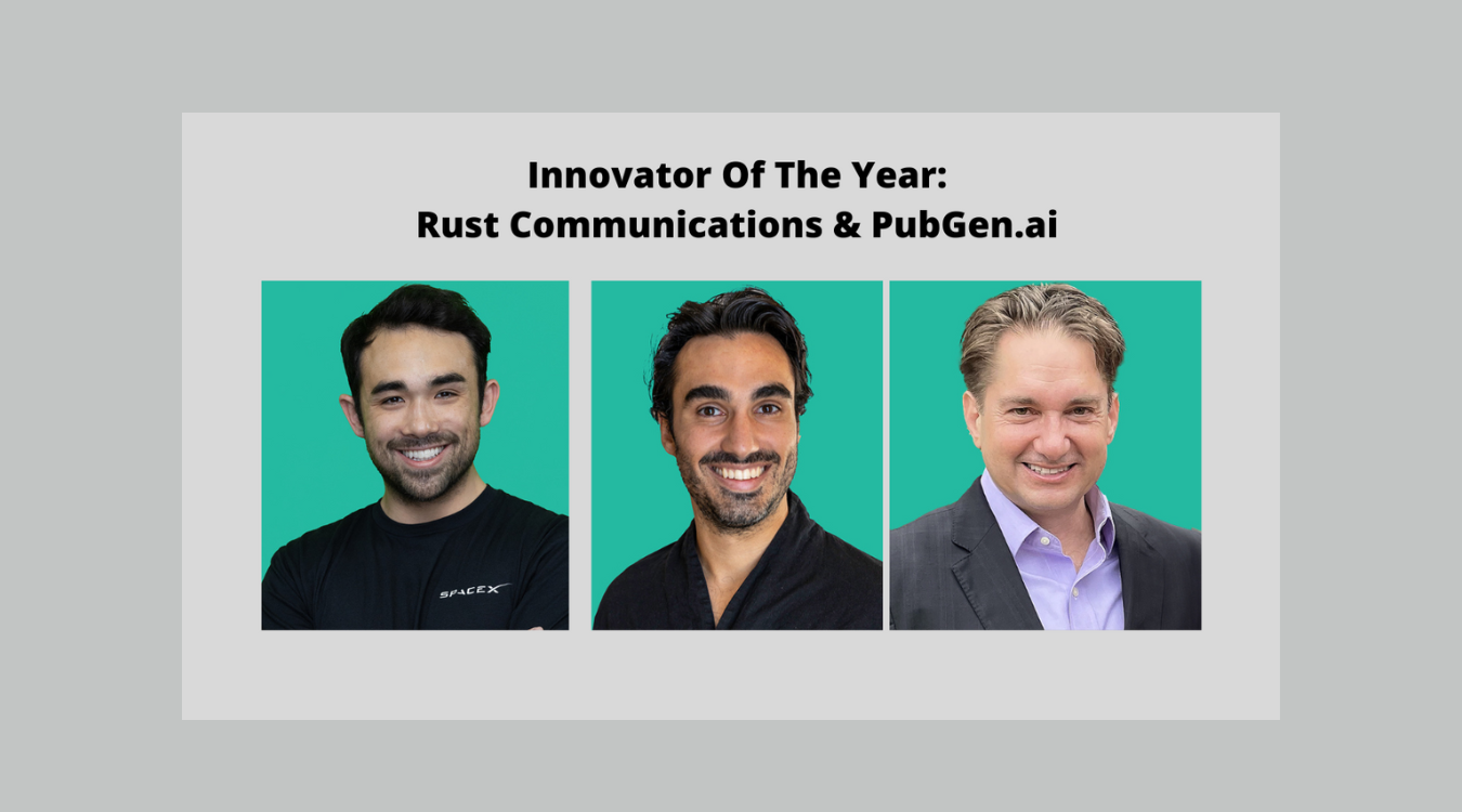 Rust Communications and PubGen.ai win Innovator of the Year for ...